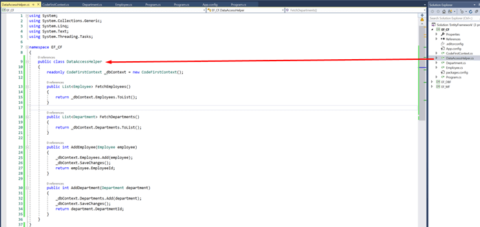 Code First Approach And Code First Migrations In Entity Framework